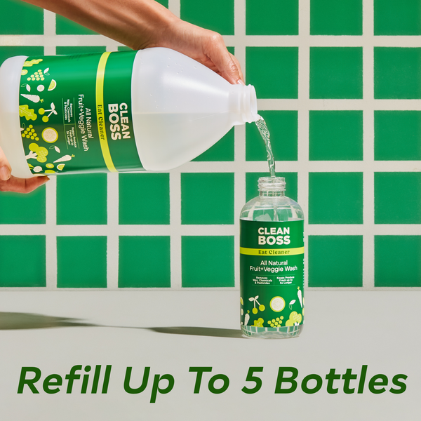 Eat Cleaner Fruit and Vegetable Wash Refill Jug (64oz Jug x 6 ...